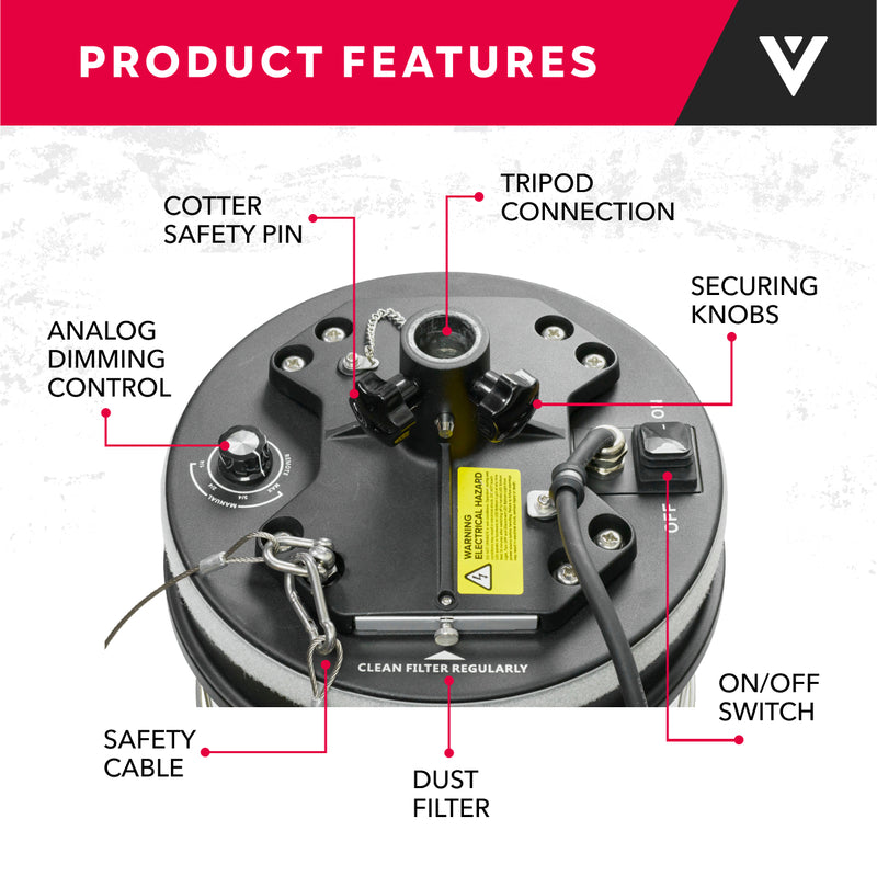 42,000 Lumens LED Balloon Work Light Tower – Volterrex Lighting Solutions