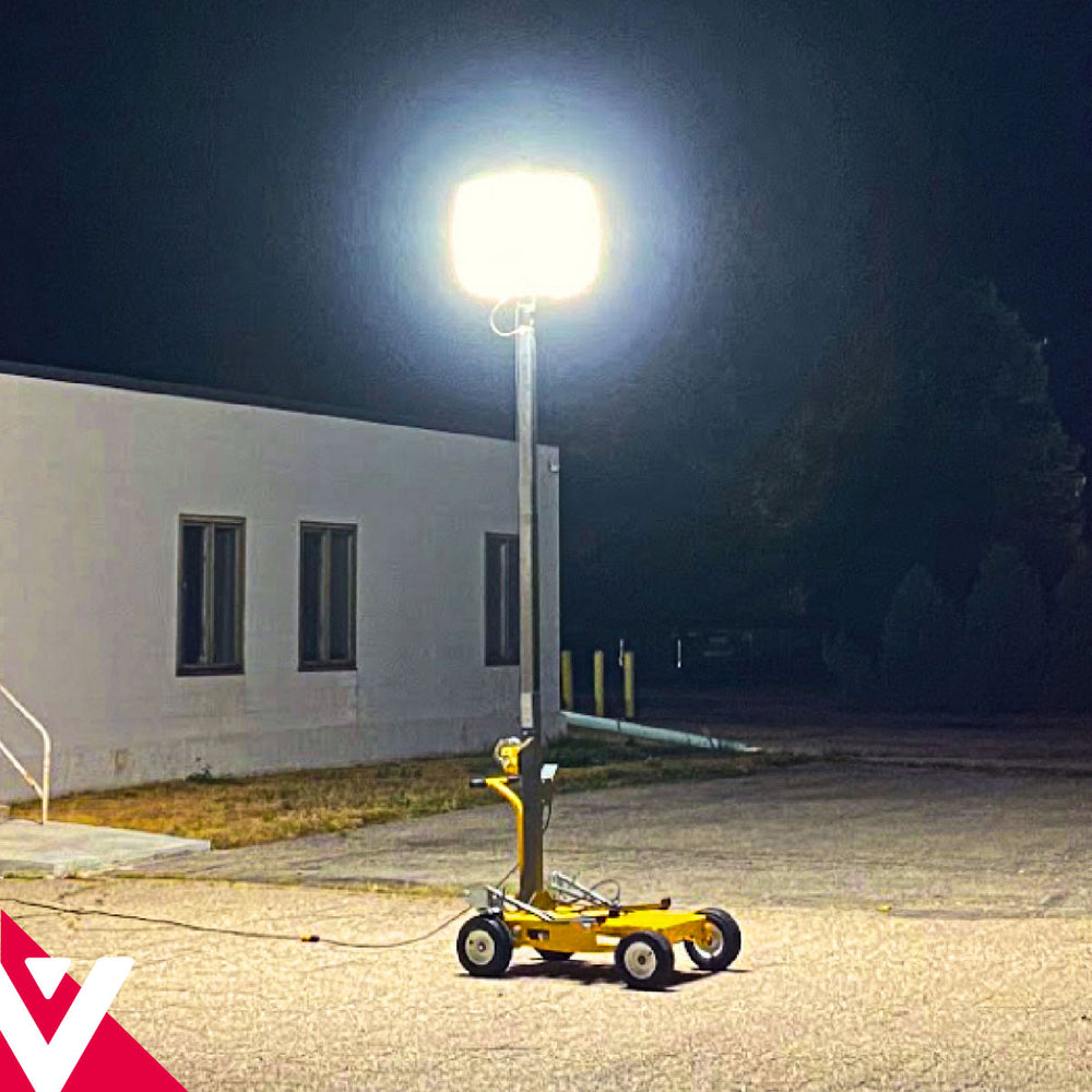 102,000 Lumens LED Light Tower Cart – Volterrex - LED Balloon Lighting