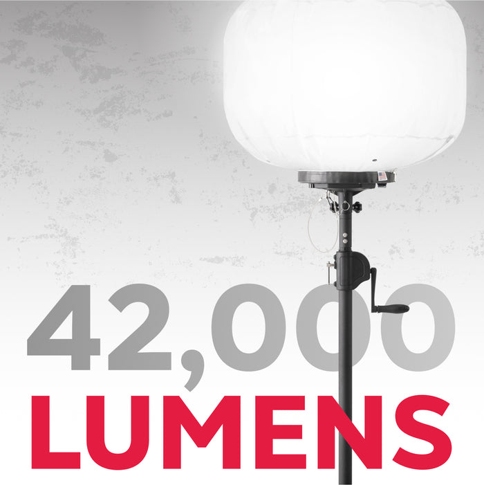 42,000 Lumens LED Balloon Work Light Tower – Volterrex Lighting Solutions