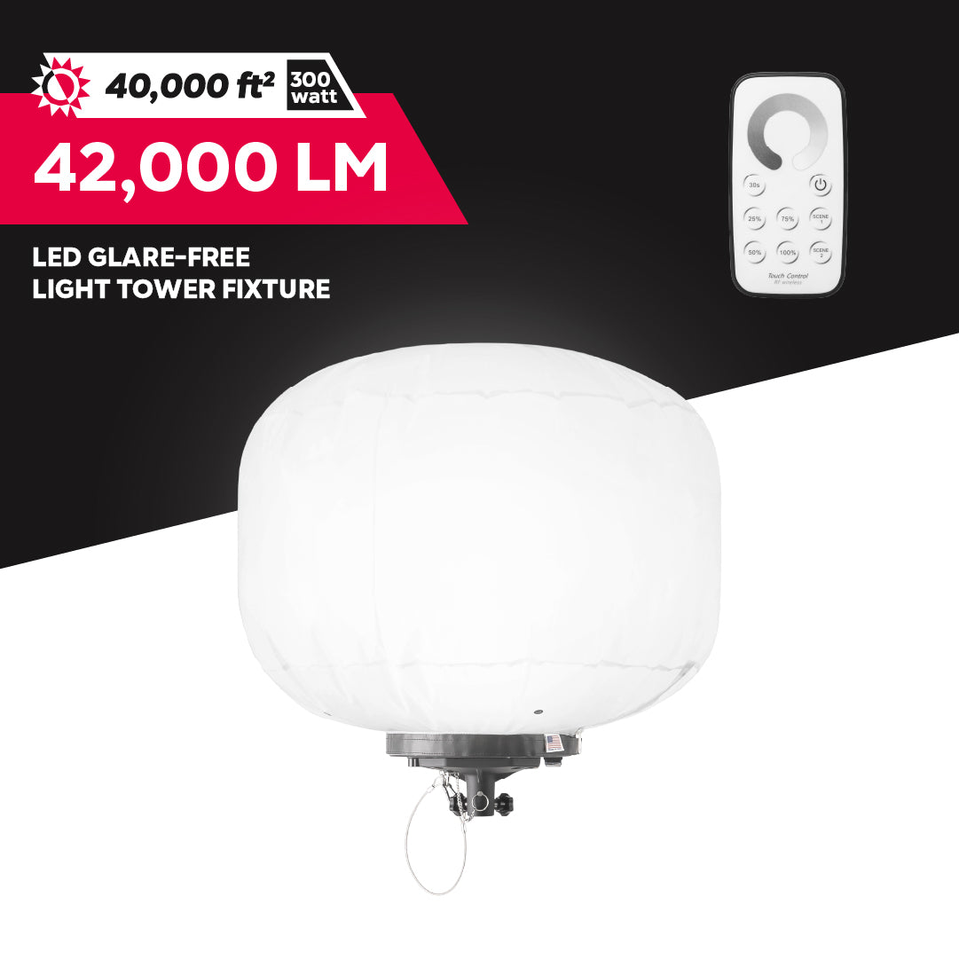 42,000 Lumens LED Glare-Free Diffused Light Tower Fixture – Volterrex ...